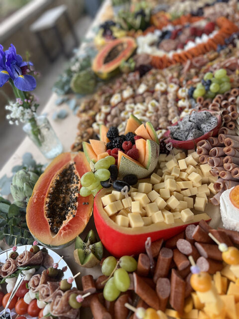 Rustic Tiered Grazing Table - Sap N Honey Boards