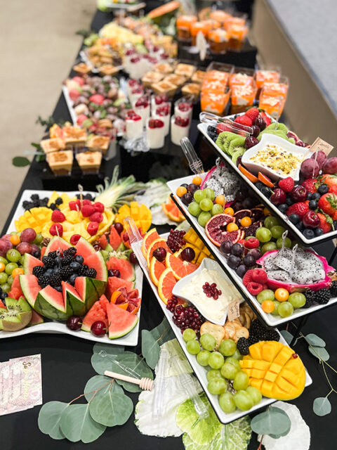 Rustic Tiered Grazing Table - Sap N Honey Boards